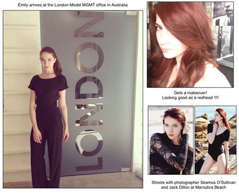 Stars Model Management Rising Stars Model Travels Emily M Takes On Australia