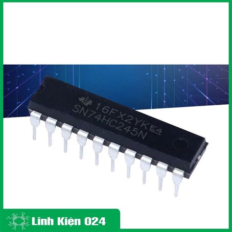 74hc245 octal bus transceiver tri state dip20 5 2mm