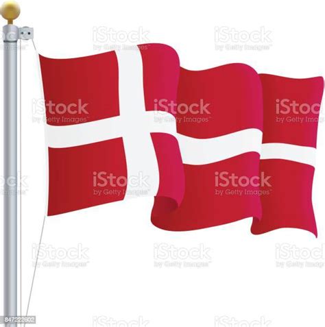 흔들며 덴마크 플래그 흰색 배경에 고립입니다 벡터 일러스트 레이 션 0명에 대한 스톡 벡터 아트 및 기타 이미지 0명 Venstre Danish Political