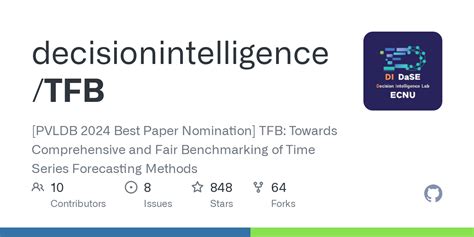 Github Decisionintelligencetfb Pvldb 2024 Best Paper Nomination Tfb Towards Comprehensive