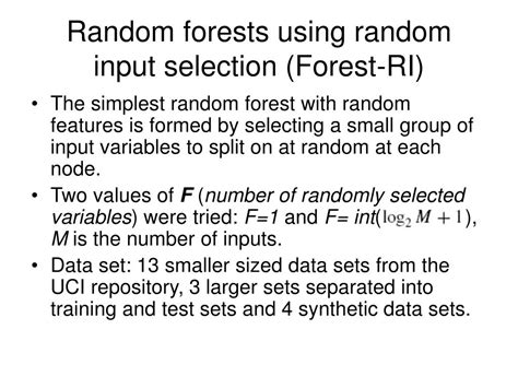 Ppt Random Forests Powerpoint Presentation Free Download Id203013