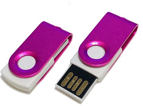 Usb Germany ® Mini Swivel Usb Stick Weiß Pink 2 Gb Mediamarkt