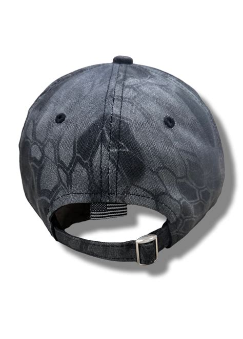 Kryptek Typhon Black Camo With Flag Hat Embroidered Vfw National Home
