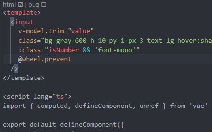 Syntax highlight breaks when using directives/events without parameters · Issue #23 · vuejs ...