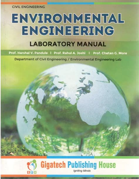 Gigatech Publishing House Books Environmental Engineering Lab Manual For 2024 Exam