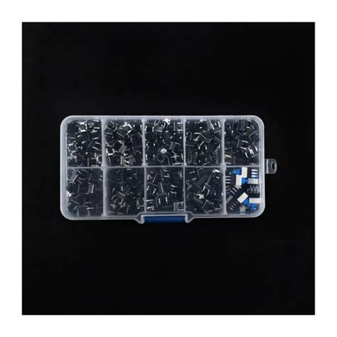 Tactile Push Button Kit Leaded 180 Pcs • Make Electronics
