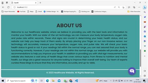 GitHub Bhoomika CareAI An IOT Based EHealthcare Advisor An IoT Based Healthcare Unit