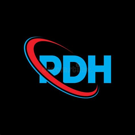 Pdh Logo Pdh Letter Pdh Letter Logo Design Initials Pdh Logo Linked With Circle And Uppercase