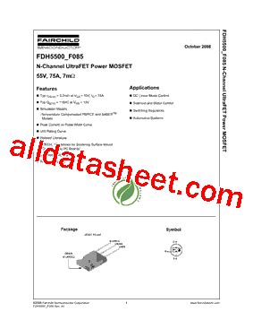 FDH5500 Datasheet(PDF) - Fairchild Semiconductor