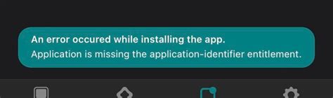 Application Identifier Entitlement Error Raltstore