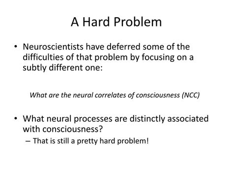Ppt Neural Correlates Of Visual Awareness Powerpoint Presentation