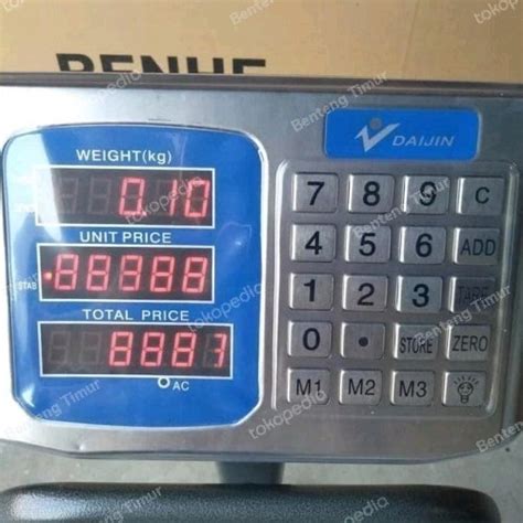 Jual Spare Part Indikator Timbangan Duduk Digital Merk Nankai Daijin