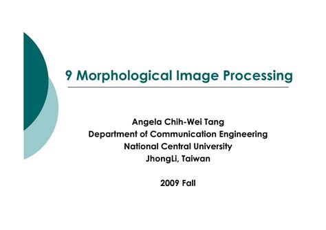 Pdf 9 Morphological Image Processing Dokumen Tips