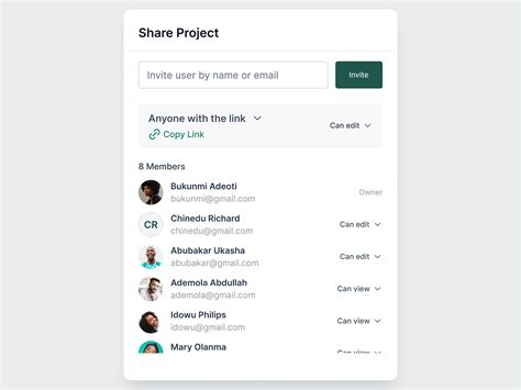 Share Modal 01 By Ademuyiwa Sunkanmi On Dribbble