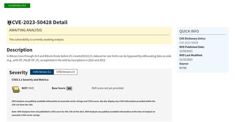 Bicatalyst Everything You Need To Know About Bitcoin Vulnerability Cve 2023 50428