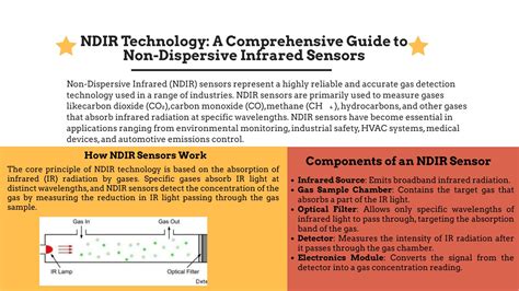 Ndir Technology A Comprehensive Guide To Non Dispersive Infrared Sensors Sensor One Stop