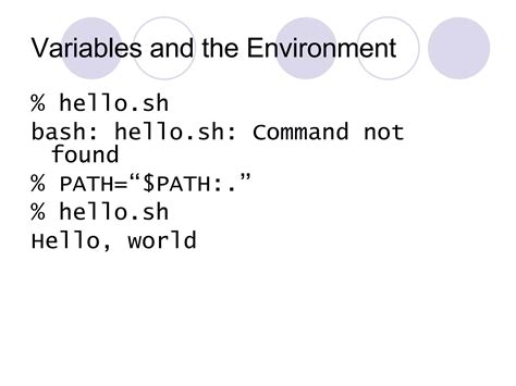 Unix Shell Scripting Basics Ppt