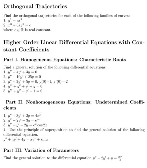 Solved Orthogonal Trajectories Find The Orthogonal Chegg