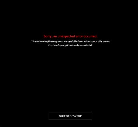 Need Help With Loading Map Error Pz Support The Indie Stone Forums