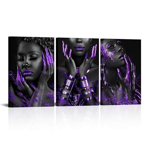 Lienzo De Pinturas Moradas