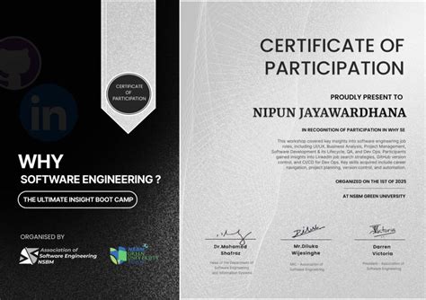 Softwareengineering Continuouslearning Nsbm Nipun Jayawardhana