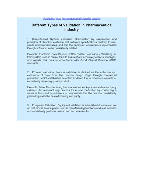 Validation Types Pdf