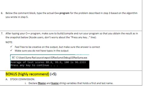 Solved 3 You Will Be Designing An Algorithm And Developing