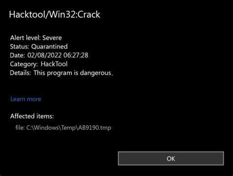 Hacktool Win32 Crack Security Risks Gridinsoft Blog