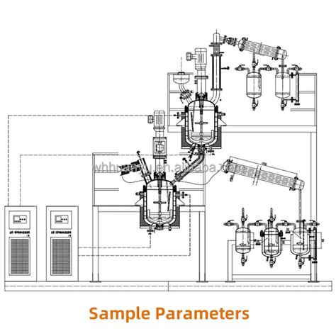University Research 100l Esterification Lab Reactor System With Pid