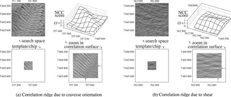 Examples Of Cross Correlation Results With Anisotropy Due To The Image Download Scientific