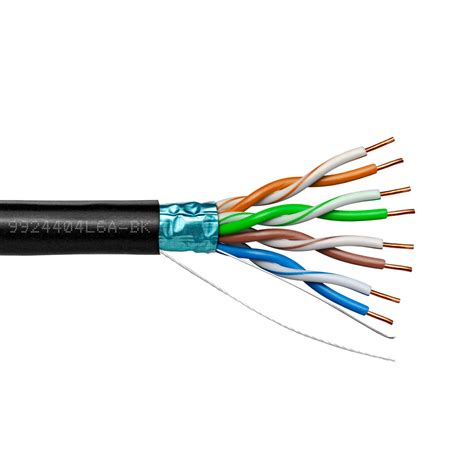 Provo Cat6a Stp Cable 23 4pr Sol Bc Fl Sh 500mhz Cmp Ul Cul Etl Ft6