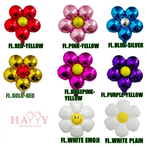 18inci Belon Foil Berbentuk Bunga Flower Shopee Malaysia
