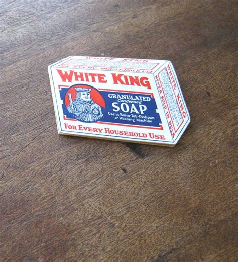 Vintage White King Soap Promo Needle Book Antique Sewing Needles