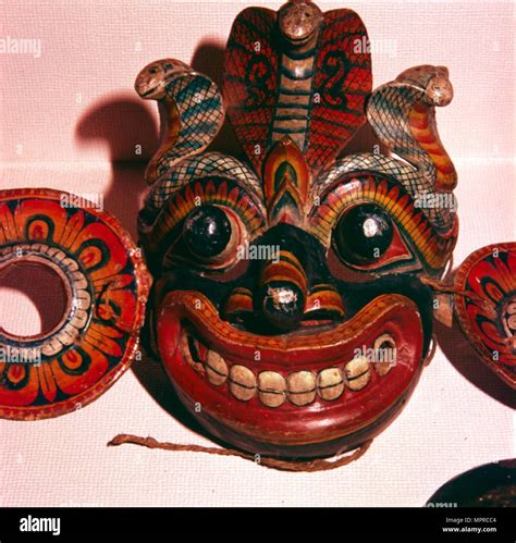 Mask From Java Artist Unknown Stock Photo Alamy