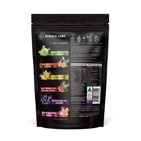 Pre Load Sample Pack Emrald Labs Buy Pre Workout Samples Online Au