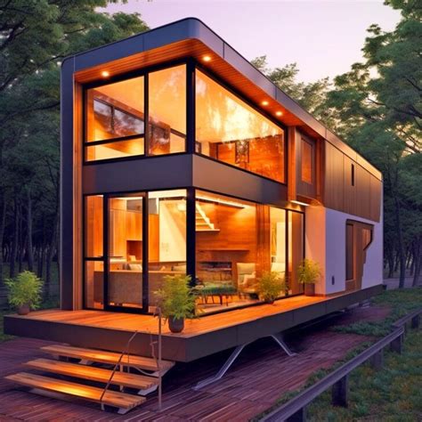 20 Stunning Contemporary Tiny Homes Featuring Expansive Windows And Deck