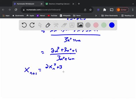SOLVED Apply Newton S Method To The Equations X X Numerade