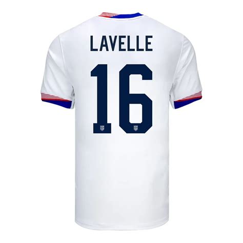 Rose Lavelle 16 Uswnt 2024 American Classic Home Stadium Jersey White