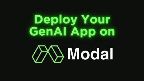 Deploy Your Genai App And Ml Models On Modal Serverless Deployment By Yogendra Manawat Medium