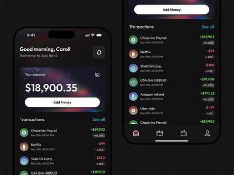 Fintech App Ui Dark Theme By Samruddhi Hardas On Dribbble