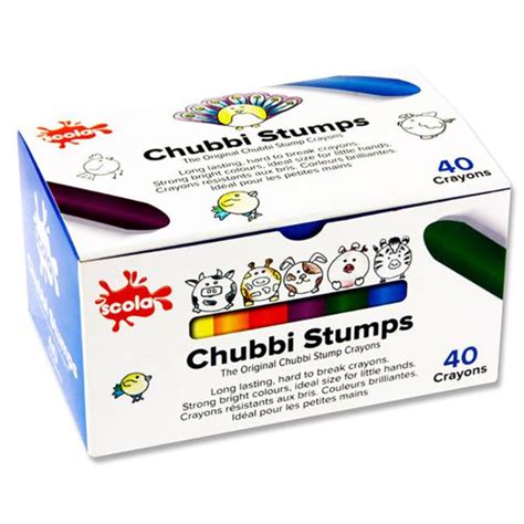 Scola Chubbi Stumps Chublets Pack Of 40 Buy Online At Stationery Shop