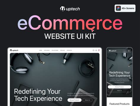 Uptech Ecommerce Website Ui Kit