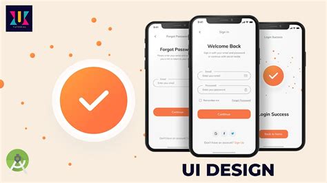 Android Ui Design Tutorial Login And Forget Screen Ui Design Uiux