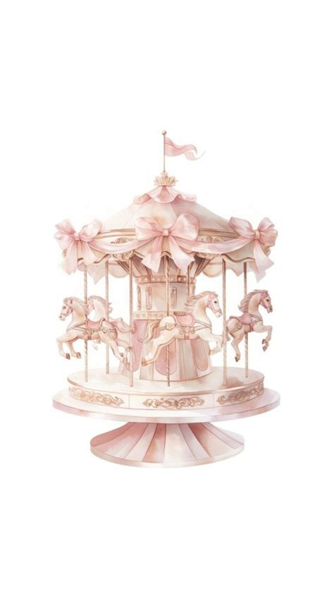 Cutesy Pink Carousel