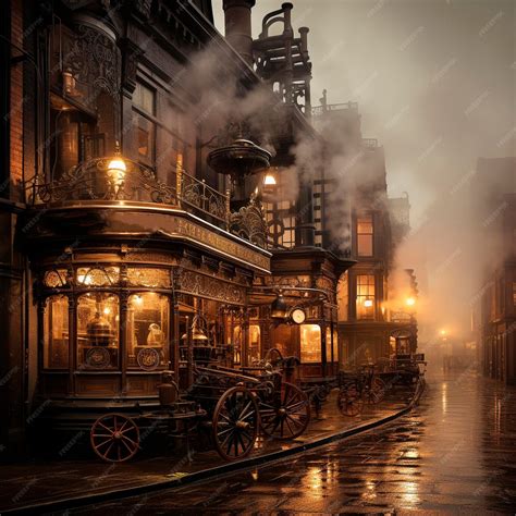 Premium Photo Classic Steampunk Professional Background Steampunk