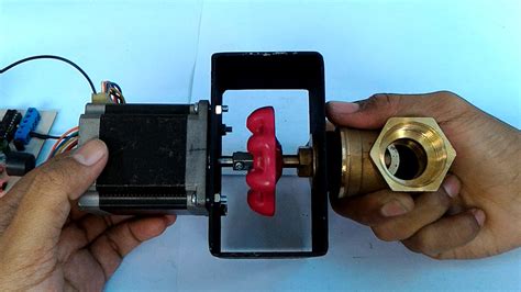 demo stepper driven control valve 1 inch support arduino hub wa