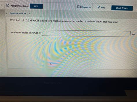 solved assignment score 60 resources hint check answer
