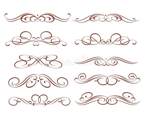 Design Elements Vector Illustration For Calligraphy Graphic Design Postcard Wedding