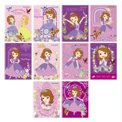 Orions Sofia The First Writing Notebook W Plastic Jacket 80 Leaves 10 Pcs Shopee Philippines