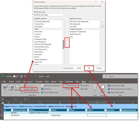 Editing Azure Devops Items In Excel Hat Full Of Data